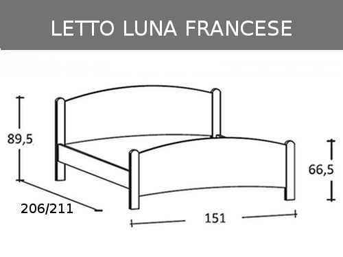 Letto Luna matrimoniale alla francese | CameretteWeb